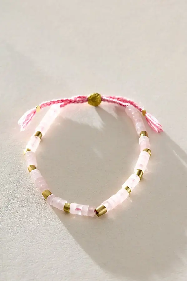 SUN MOON RAIN Fp X Bracelet - Rose Quartz Earth