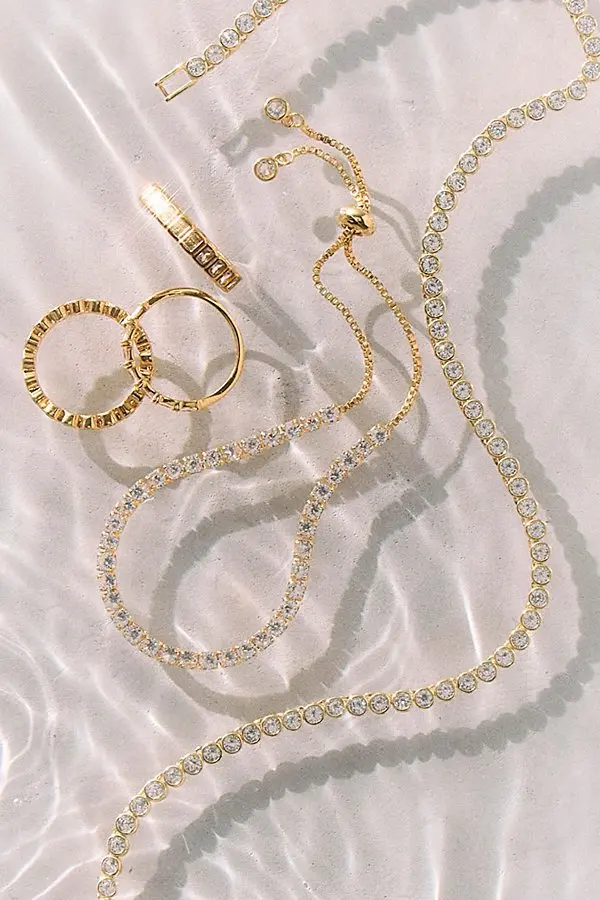 BRENDA GRANDS Tennis Bracelet - Gold