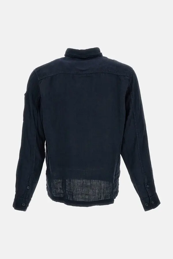 C.P. COMPANY Long-sleeved Linen Shirt