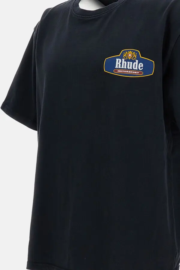 Rhude Racing Crest T-shirt - Black