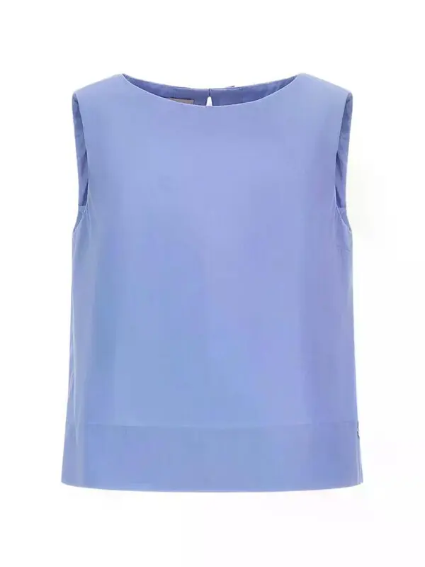 Herno Boat Neck Top - Blue