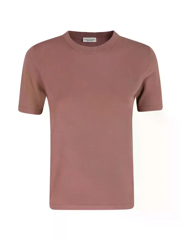 ROBERTO COLLINA Fine-knit T-shirt - Brown