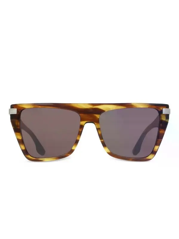 Victoria Beckham Square-frame Sunglasses - Brown
