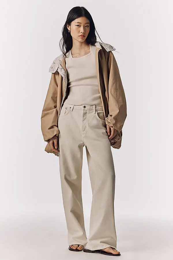 Anthropologie Bubble-hem Anorak Jacket