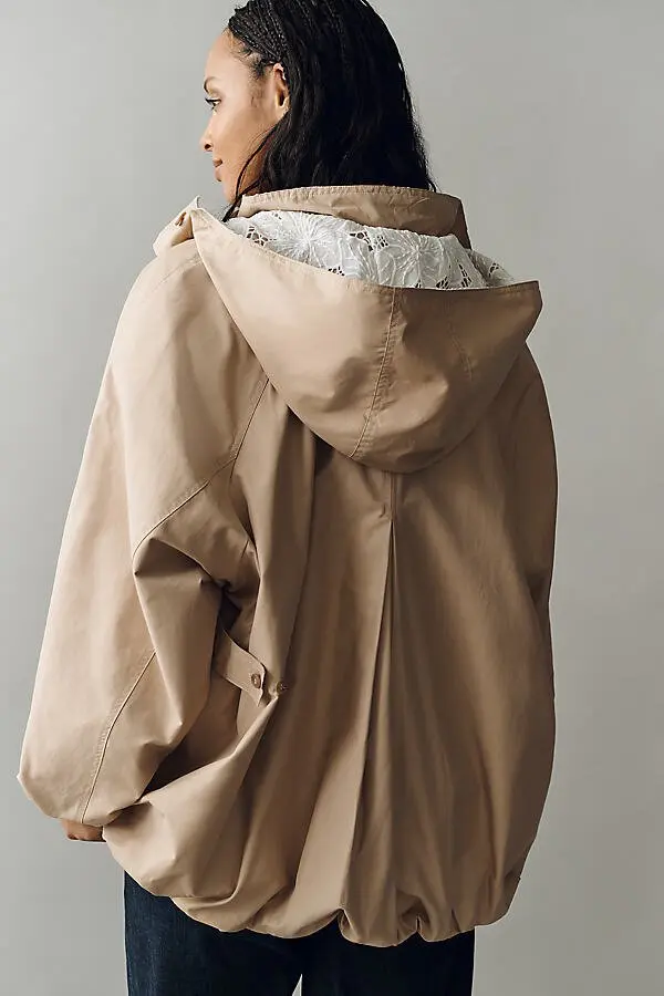 Anthropologie Bubble-hem Anorak Jacket