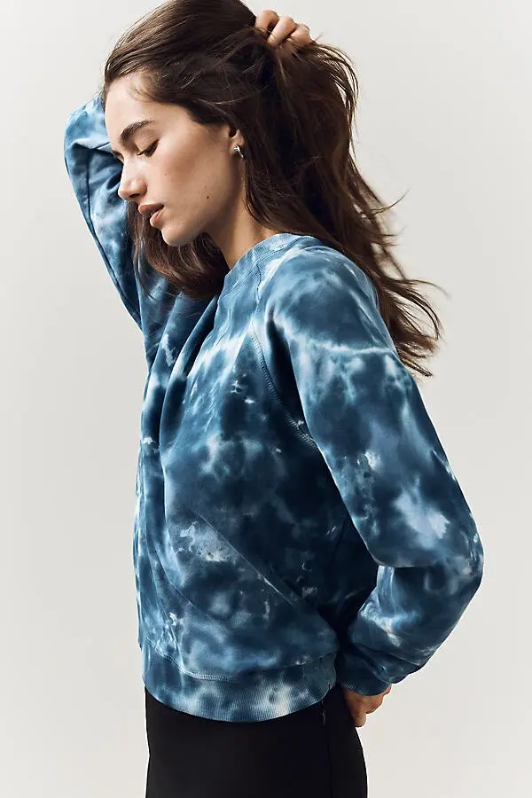 Electric & Rose Long-sleeve Striped Pullover - Blue Pattern