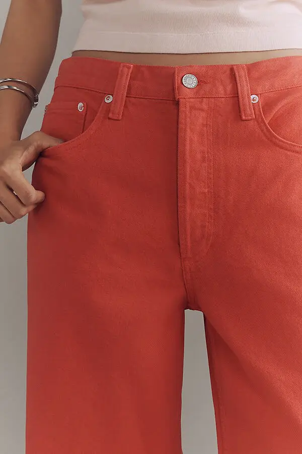 AGOLDE Arc High-rise Tapered Jeans - Carnival