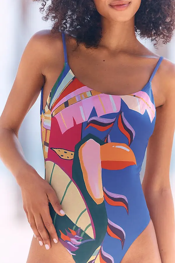 Farm Rio Tropical Scenario One-piece Swimsuit