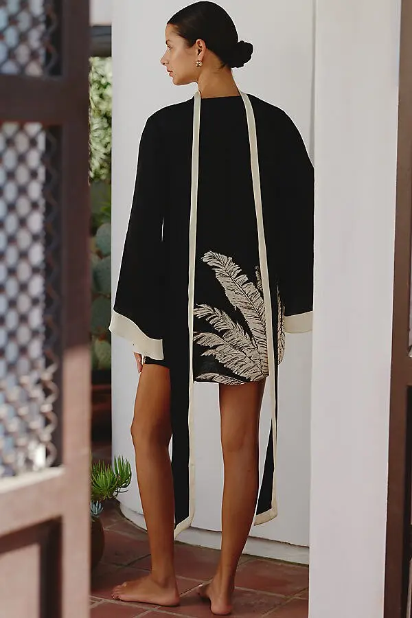 HERMANT & NANDITA Palm Mini Kaftan