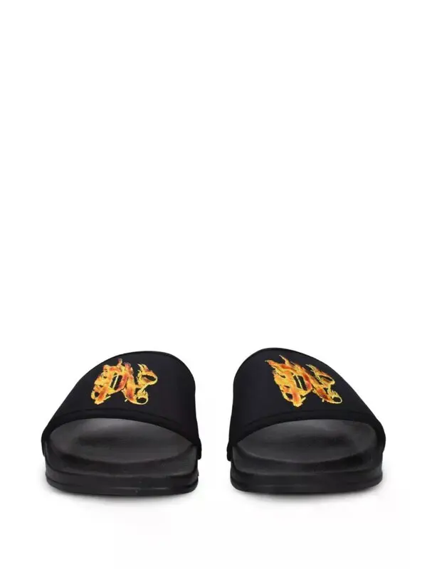 Palm Angels Embroidered Logo Slides