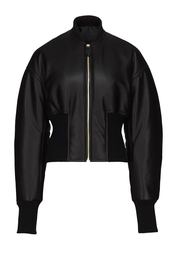 Alaïa Cinched Bomber - Noir Alaia