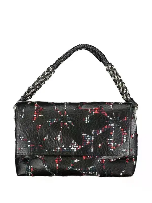 Desigual Laser-cut Floral Tote Bag - Black