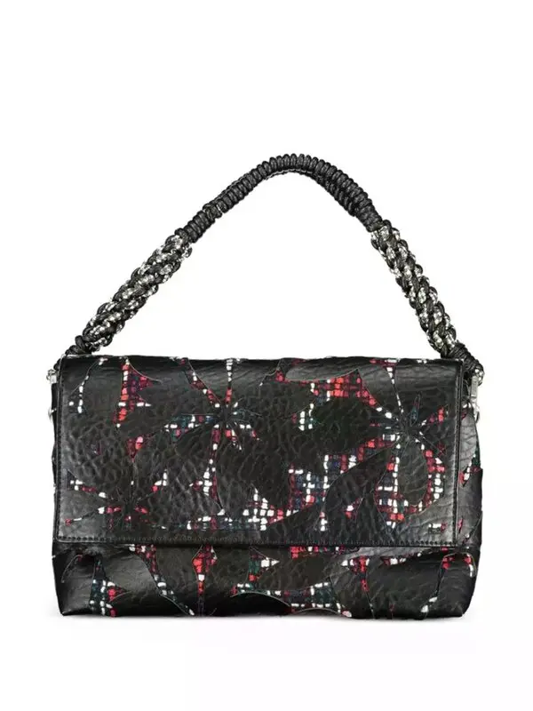 Desigual Laser-cut Floral Tote - Black
