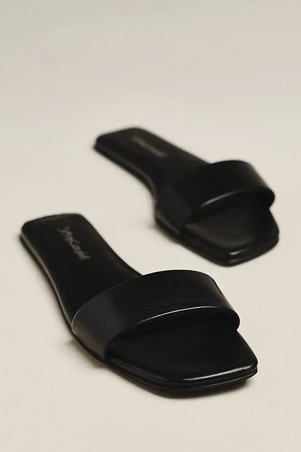 Jeffrey Campbell Vellum-2 Slide Sandals - Black