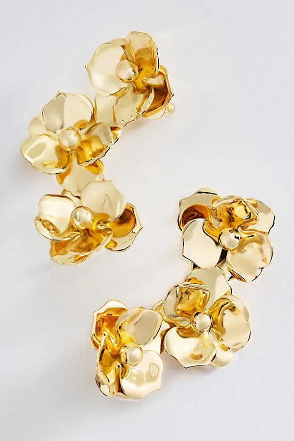RMN Studios Rosie Ear Climber Earrings - Gold