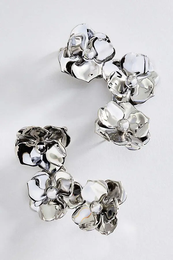RMN Studios Rosie Ear Climber Earrings - Silver