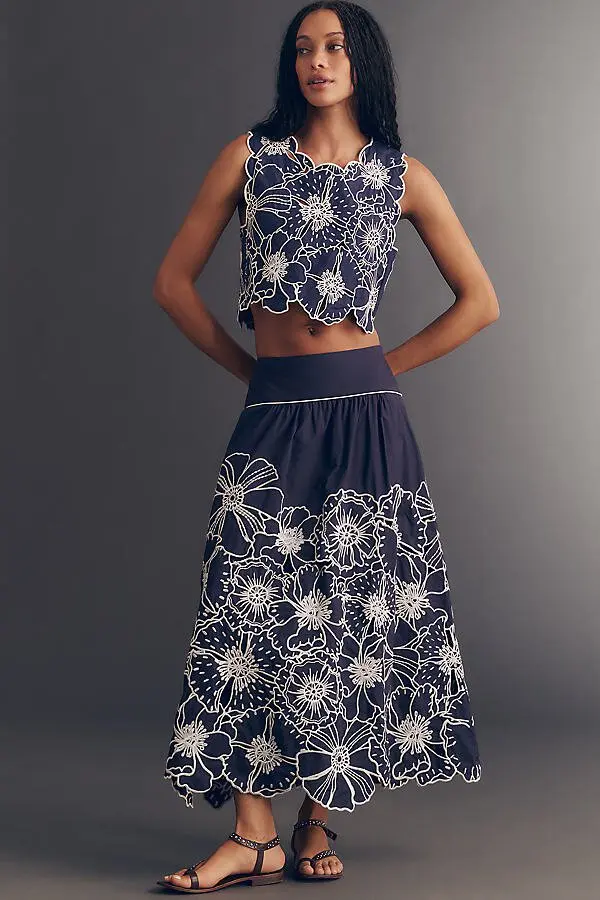 Farm Rio Richelieu Crop Top