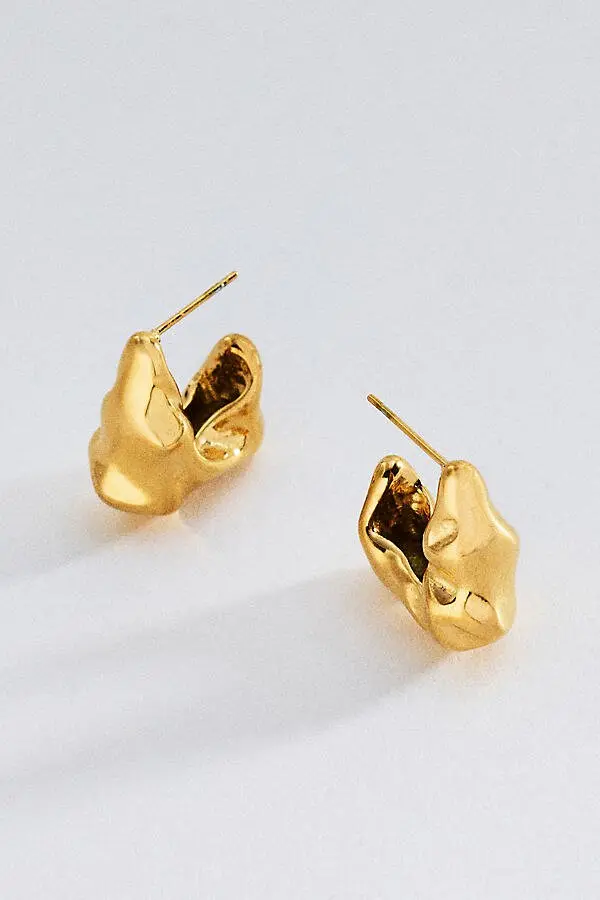 RMN Studios Luca Hoop Earrings - Gold