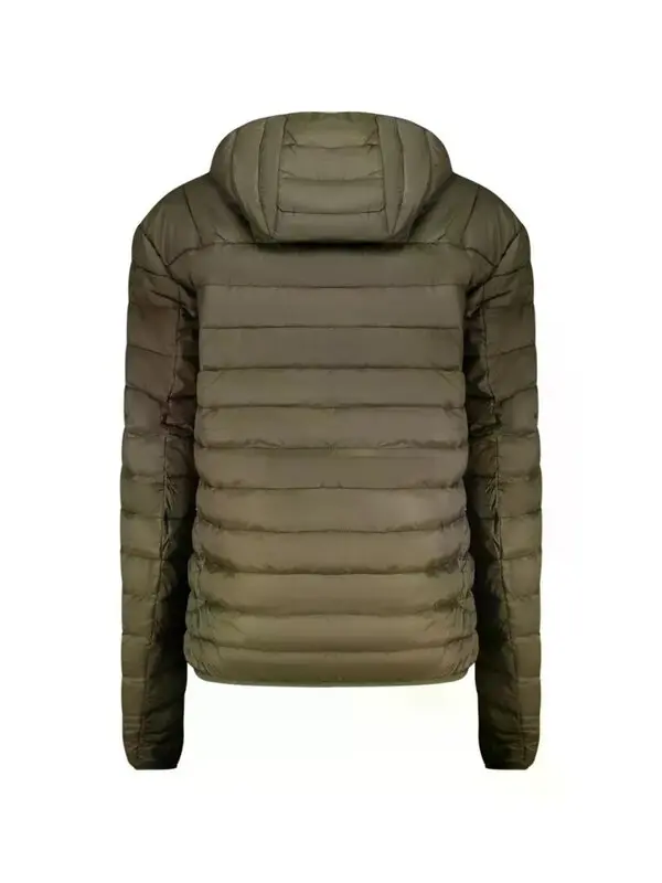 Roberto Cavalli Quilted Hooded Jacket - Green