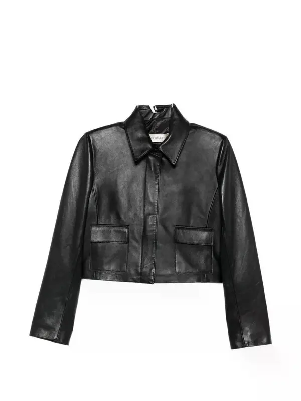 Nour Hammour Bleeker Cropped Jacket - Black