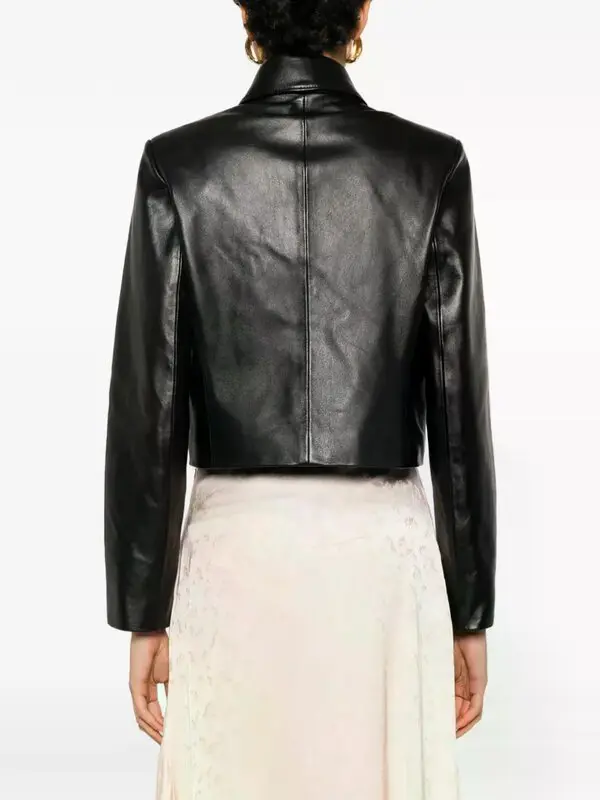 Nour Hammour Bleeker Cropped Jacket - Black