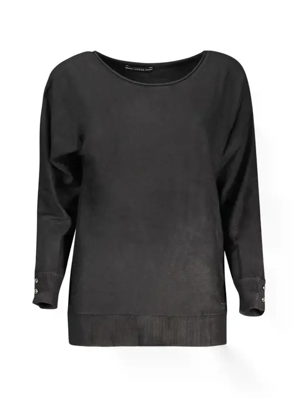 Guess Button-cuff Sweater - Black