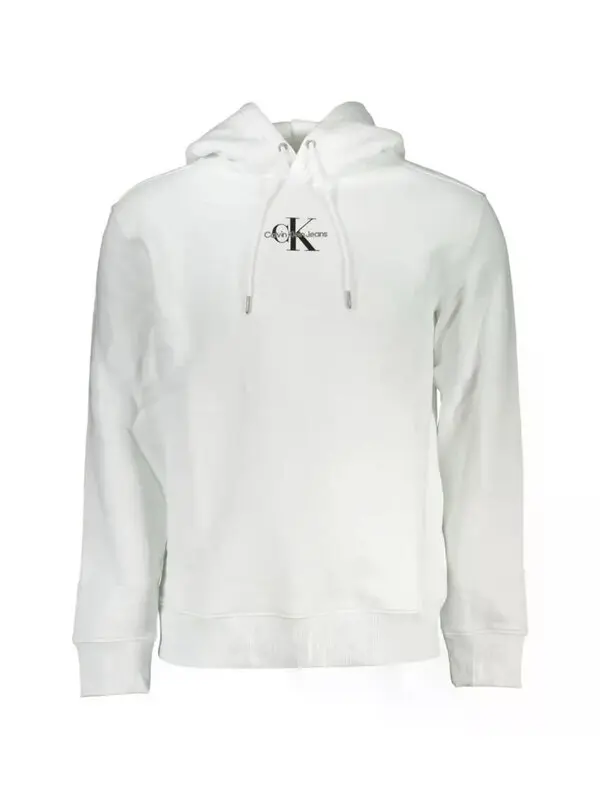 Calvin Klein Logo-print Hoodie - White