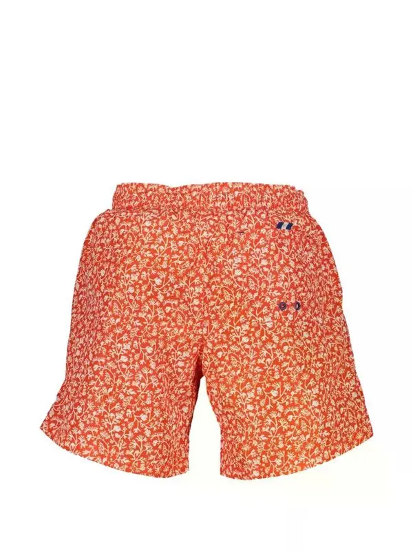 NORTH SAILS Floral-print Swim Shorts - Orange
