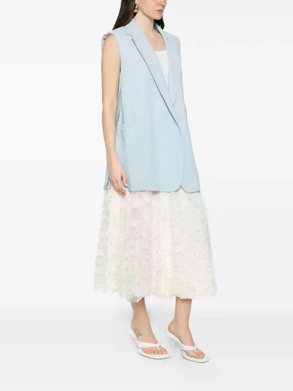 Sportmax Oversized Gilet - Blue