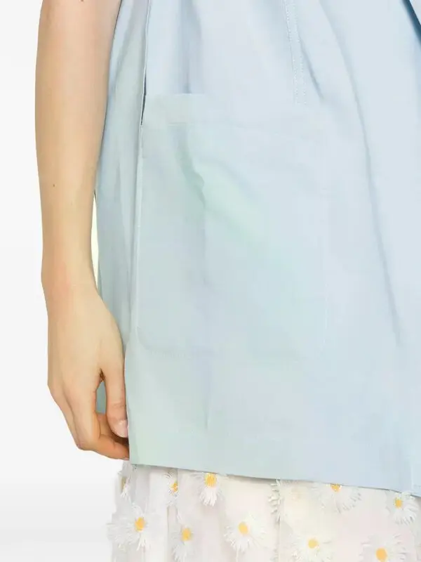 Sportmax Oversized Gilet - Blue