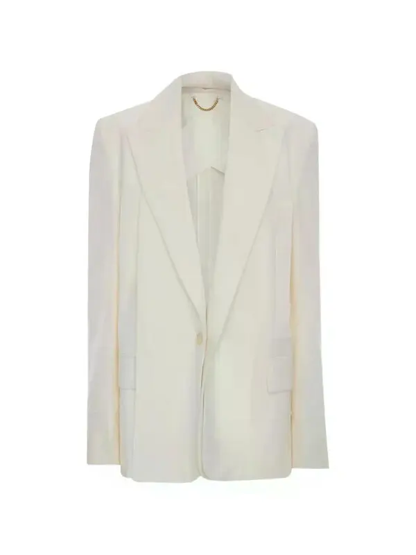 Victoria Beckham Wool-blend Blazer - Neutrals