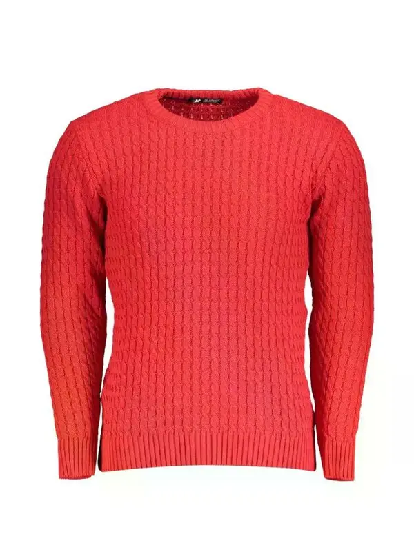 U.S. Grand Cable-knit Jumper With Elbow Patches