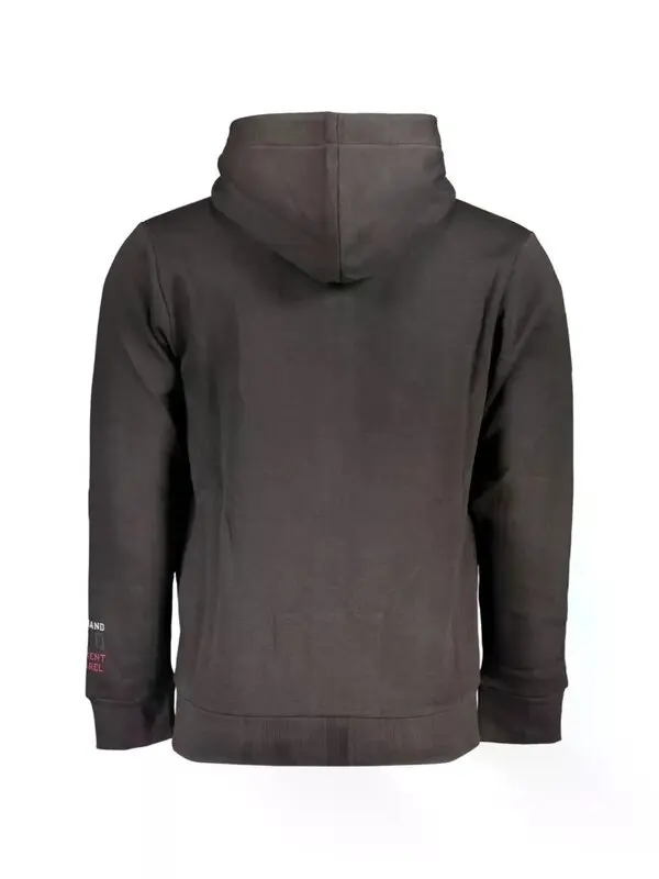 U.S. Grand Logo-embroidered Zip-up Hoodie