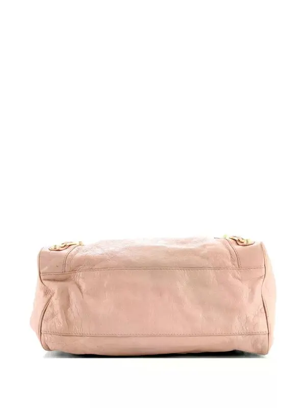 Balenciaga Giant Studs Leather Satchel