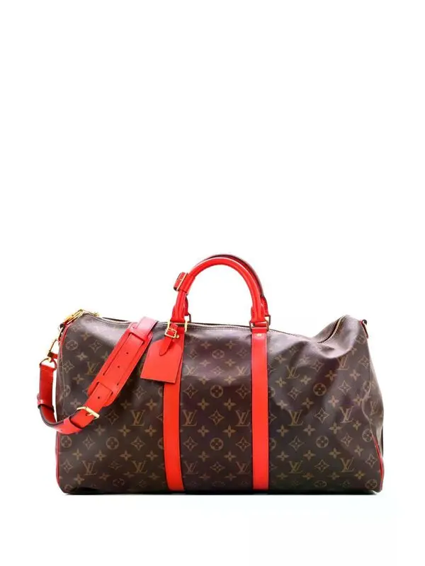 LOUIS VUITTON Keepall Bandouliere Monogram Canvas 50 - Brown