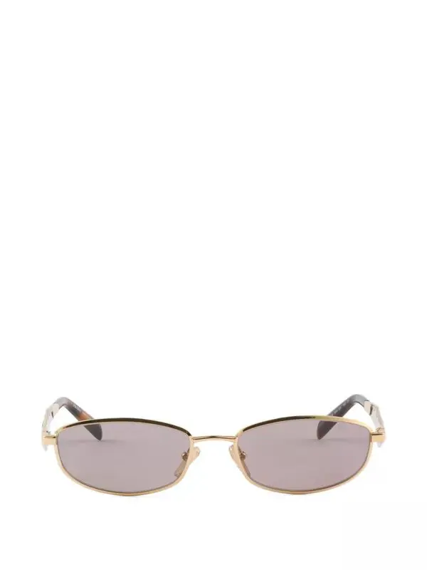 Prada Sunglasses With Logo - Gold