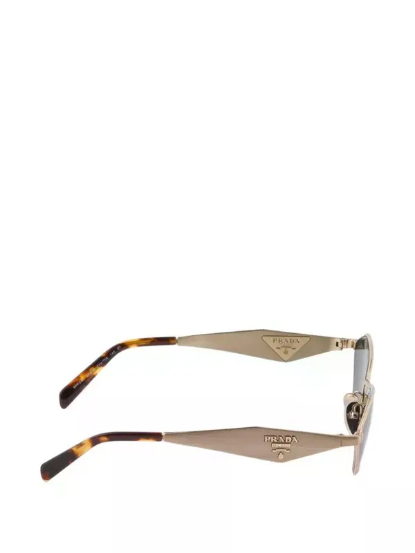 Prada Sunglasses With Logo - Gold