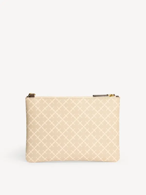 BY MALENE BIRGER Ivy Printed Clutch - Feather