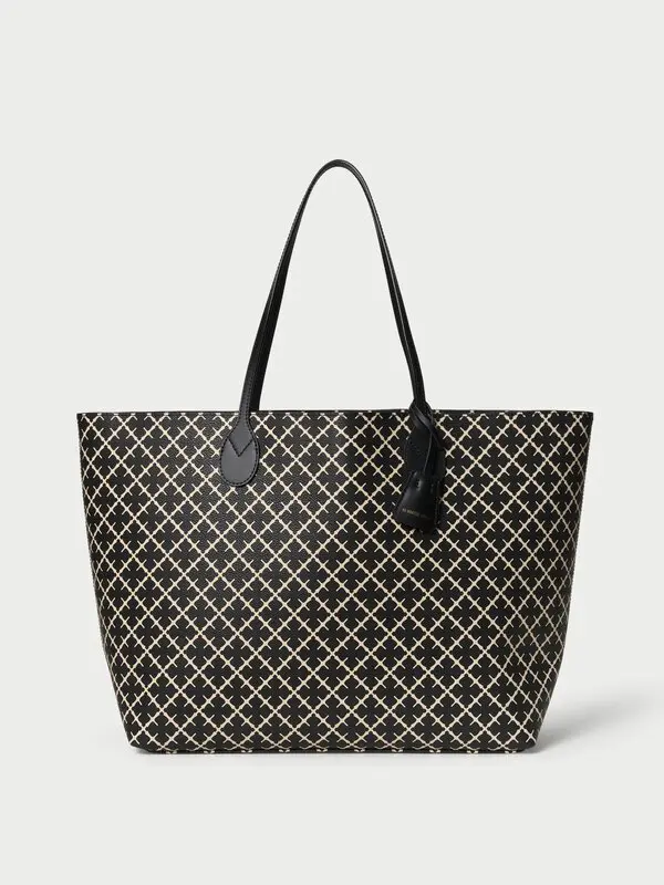 BY MALENE BIRGER Abi Printed Tote Bag - Black