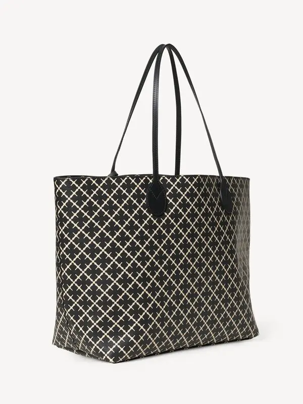 BY MALENE BIRGER Abi Printed Tote Bag - Black