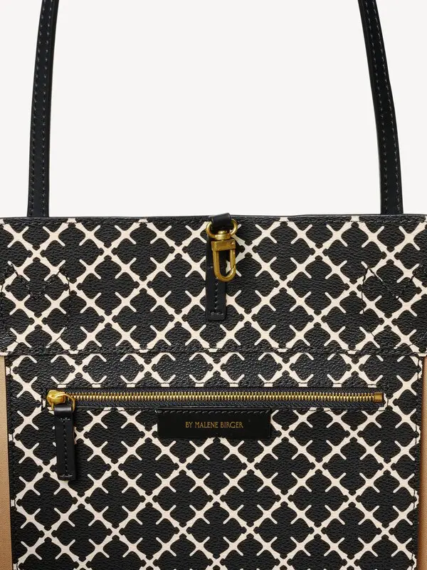 BY MALENE BIRGER Abi Printed Tote Bag - Black