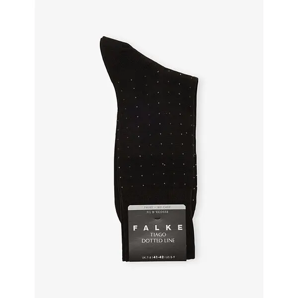Falke Tiago Dotted Line Socks - Brown
