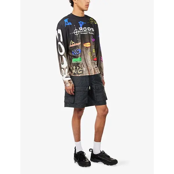Reese Cooper Long-sleeve Micro-mesh Jersey Top