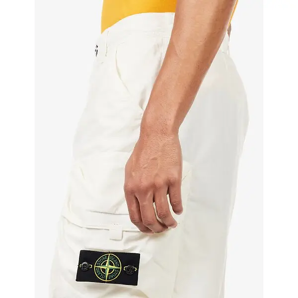 Stone Island Ripstop Cotton Cargo Shorts