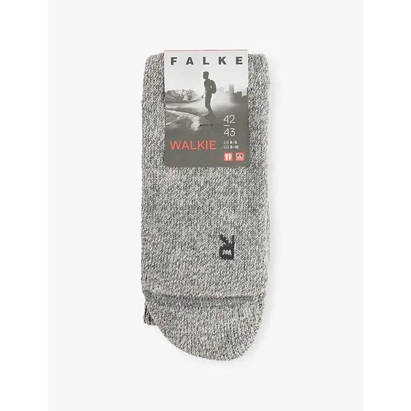 Falke Stretch Wool-blend Socks - Graphit Mel