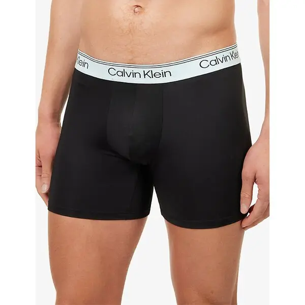 Calvin Klein Micro Stretch Pack Of Three Stretch-woven Boxer Briefs