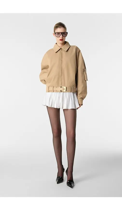 Revolve Nikki Bomber Jacket - Tan