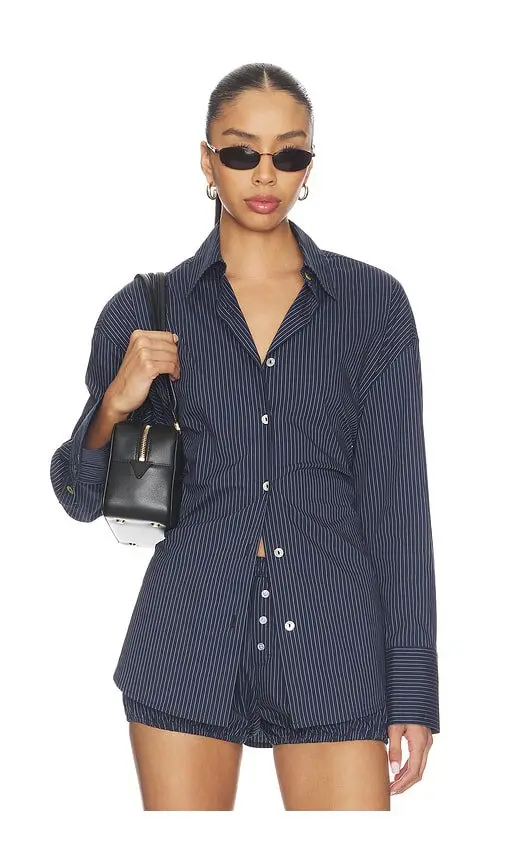 NIA X Revolve Jules Top - Navy