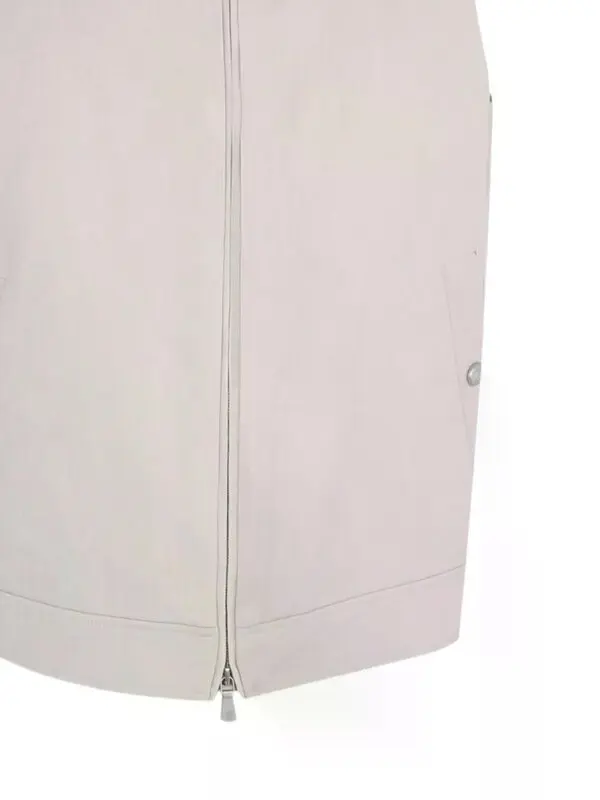 Eleventy Zip-up Linen Gilet