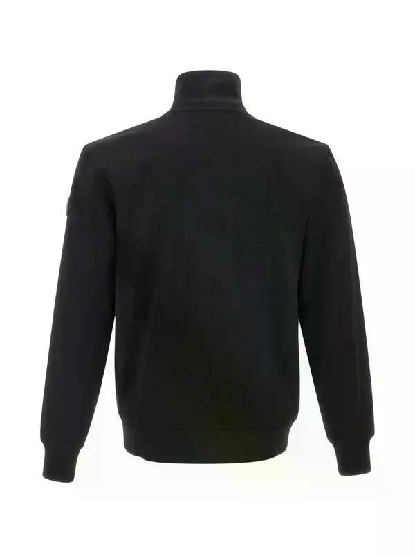 COLMAR Zip-up Cotton Sweatshirt - Black